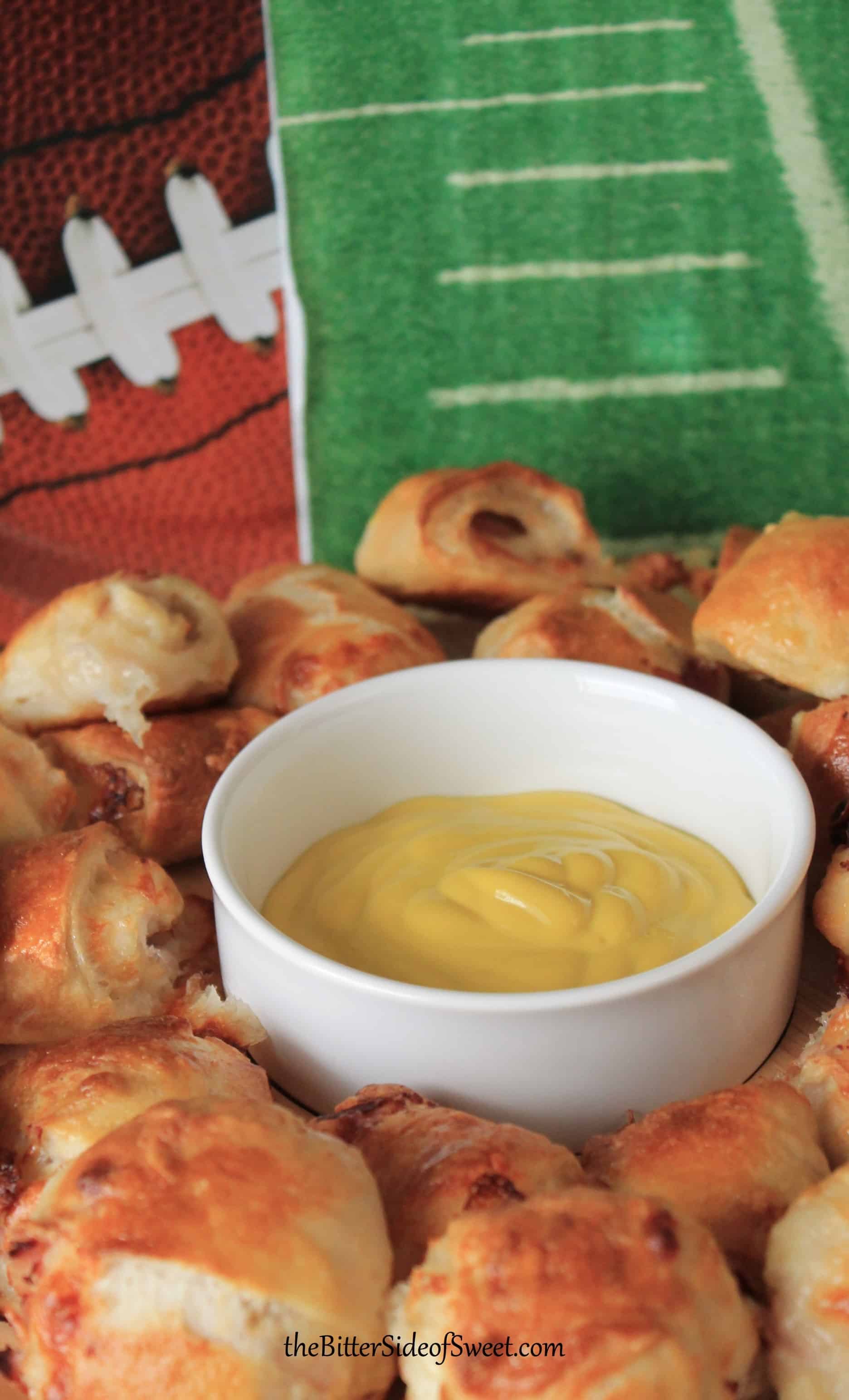 Smoked Ham, Mozzarella and Provolone Cheese Pretzel Bites - The Bitter ...