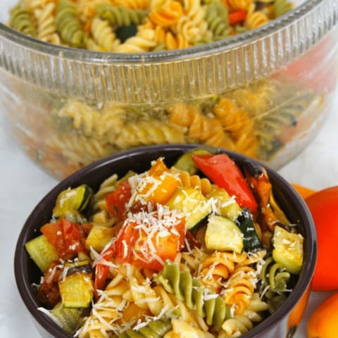 Roasted Vegetable Rotini - The Bitter Side of Sweet