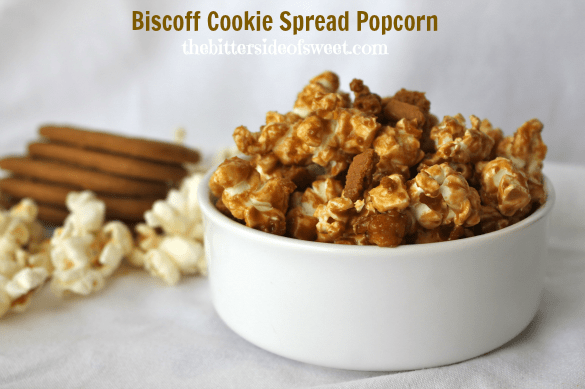 Biscoff Cookie Spread Popcorn - The Bitter Side of Sweet