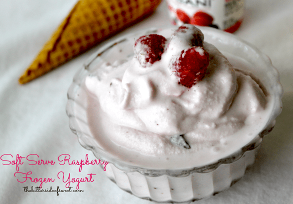 Soft Serve Raspberry Frozen Yogurt - The Bitter Side of Sweet Soft Serve Raspberry Frozen Yogurt - The Bitter Side of Sweet