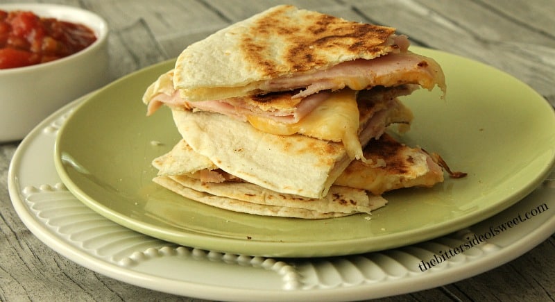 Ham and Cheese Quesadillas 3 - The Bitter Side of Sweet