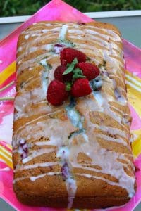 Raspberry Mint Bread - The Bitter Side of Sweet