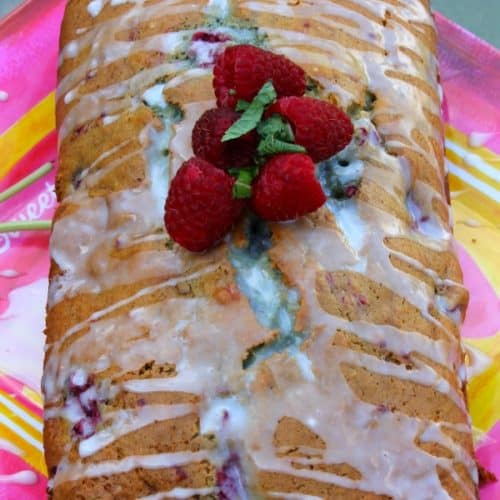 Raspberry Mint Bread - The Bitter Side of Sweet