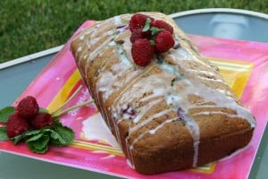 Raspberry Mint Bread - The Bitter Side of Sweet