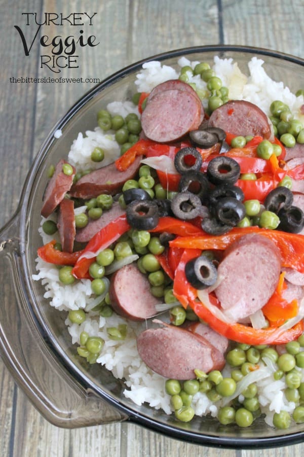 Turkey Veggie Rice - The Bitter Side of Sweet