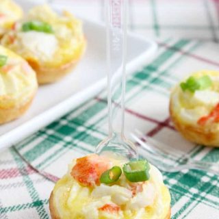 Mini Crab Quiche Tarts - The Bitter Side of Sweet