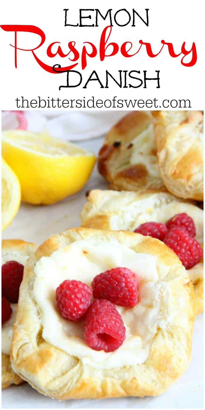 Lemon Raspberry Danish - The Bitter Side of Sweet