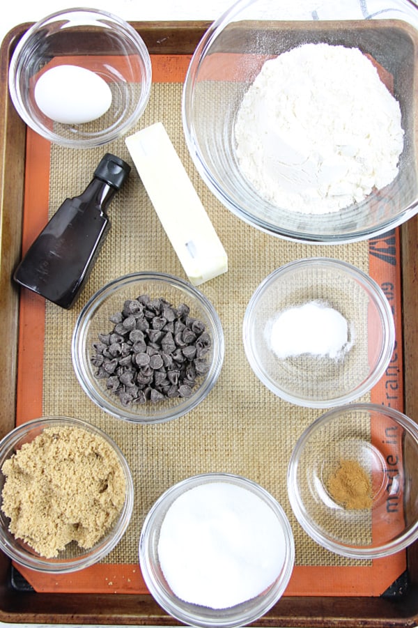 Classic Chocolate Chip Cookies Ingredients - The Bitter Side of Sweet