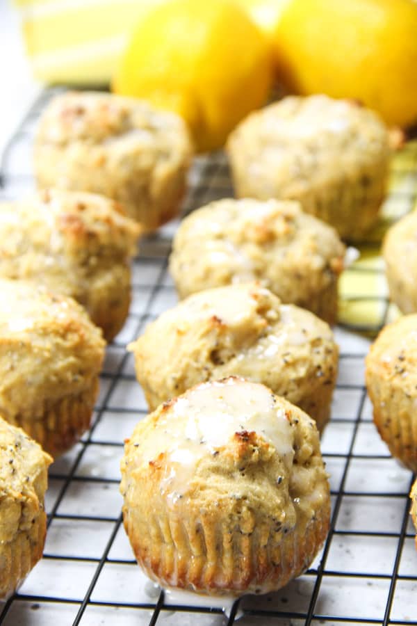 Easy Lemon Chia Muffins - The Bitter Side of Sweet