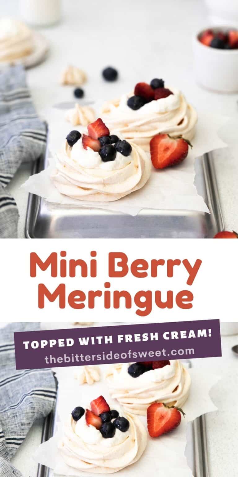 Mini Berry Meringue - The Bitter Side of Sweet