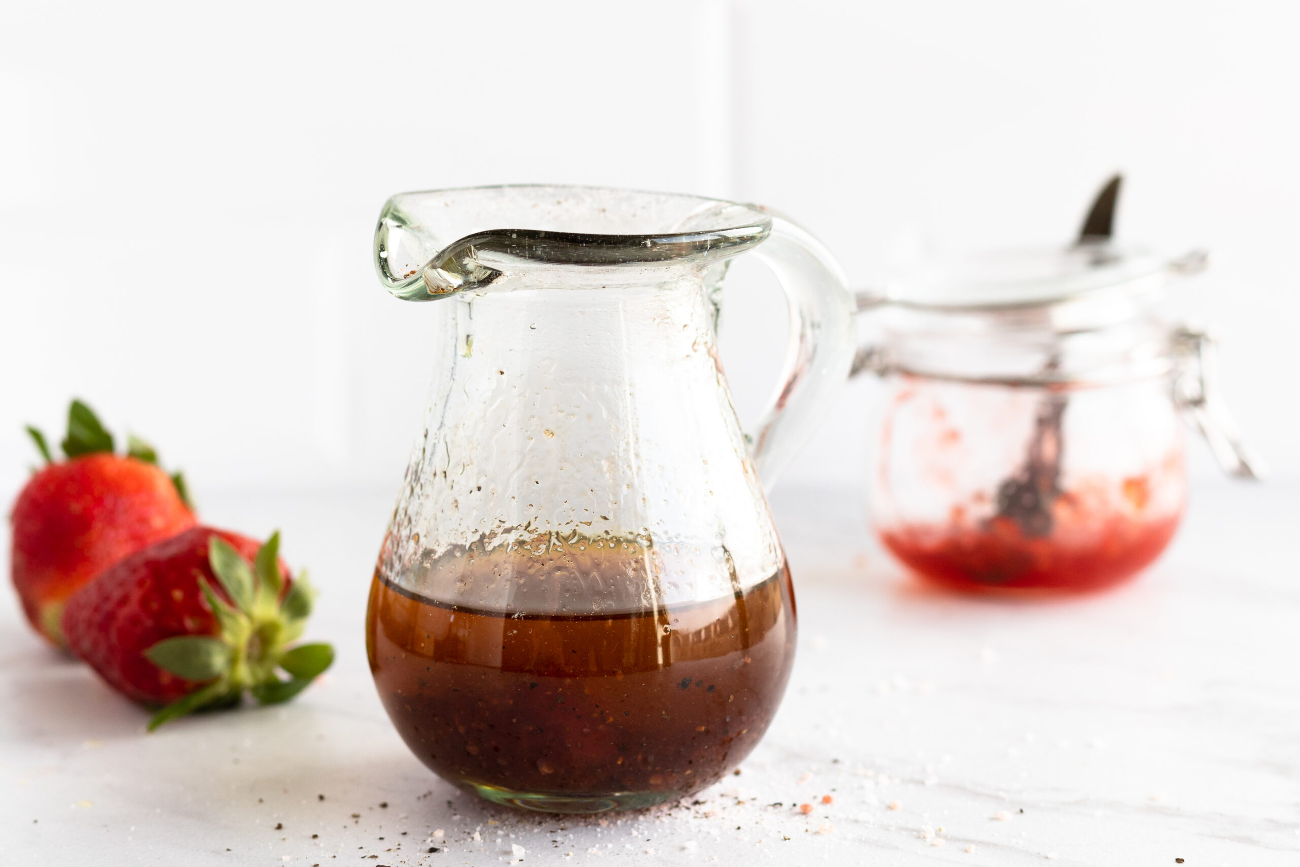 Strawberry Balsamic Vinaigrette - The Bitter Side of Sweet