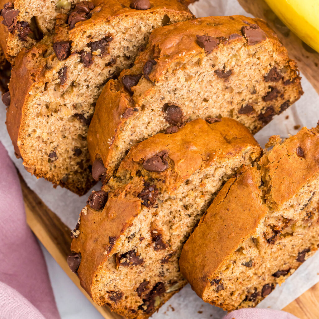 Banana Chocolate Nut Bread - The Bitter Side of Sweet