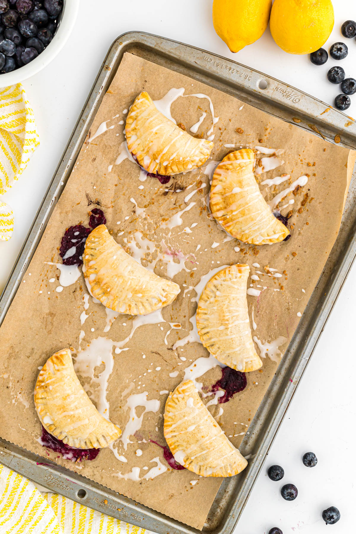 Lemon Blueberry Turnovers - The Bitter Side of Sweet