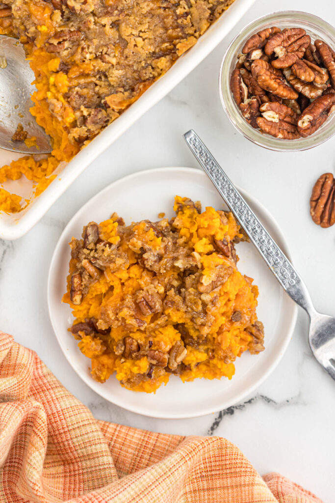 Easy Sweet Potato Casserole - The Bitter Side of Sweet